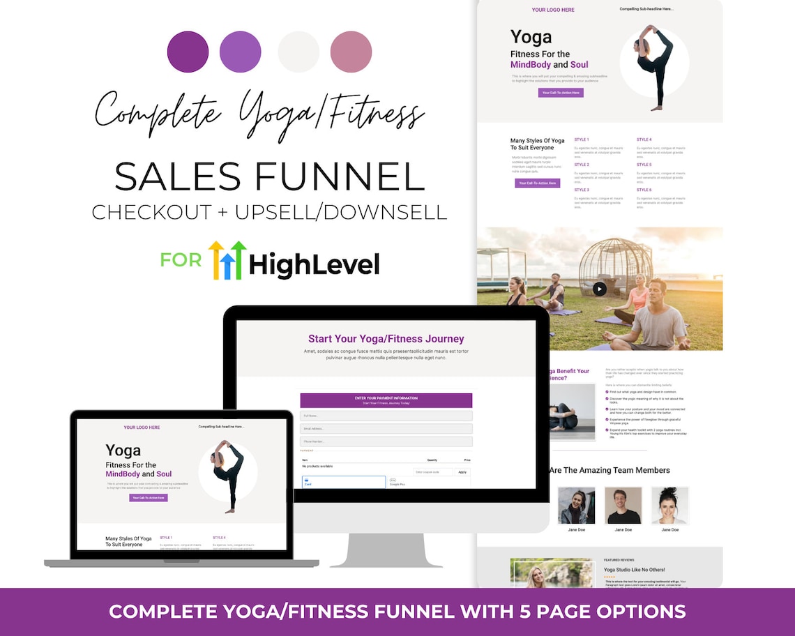 Gohighlevel Ultimate Template Bundle | High Level Website Templates ...