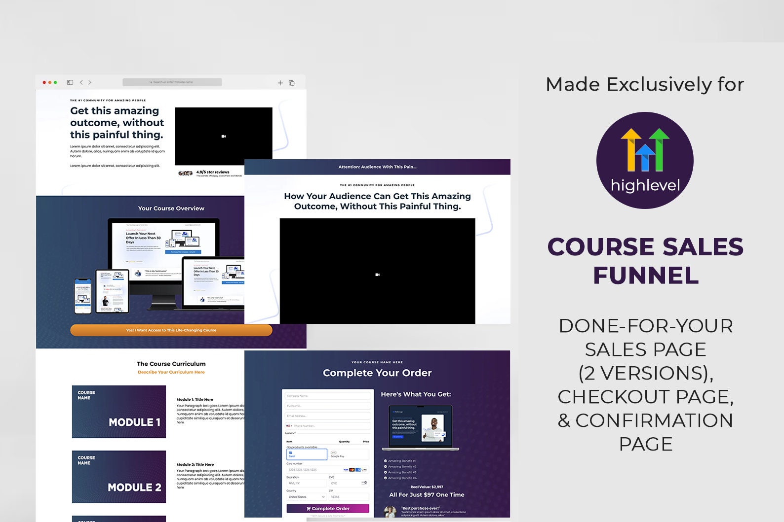 Gohighlevel Complete Course Sales Funnel | Gohighlevel | Highlevel ...