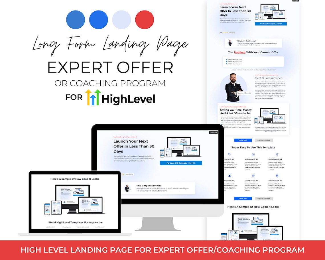 Gohighlevel Ultimate Template Bundle | High Level Website Templates ...