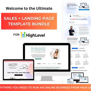 Gohighlevel Ultimate Template Bundle High Level Website Templates ...