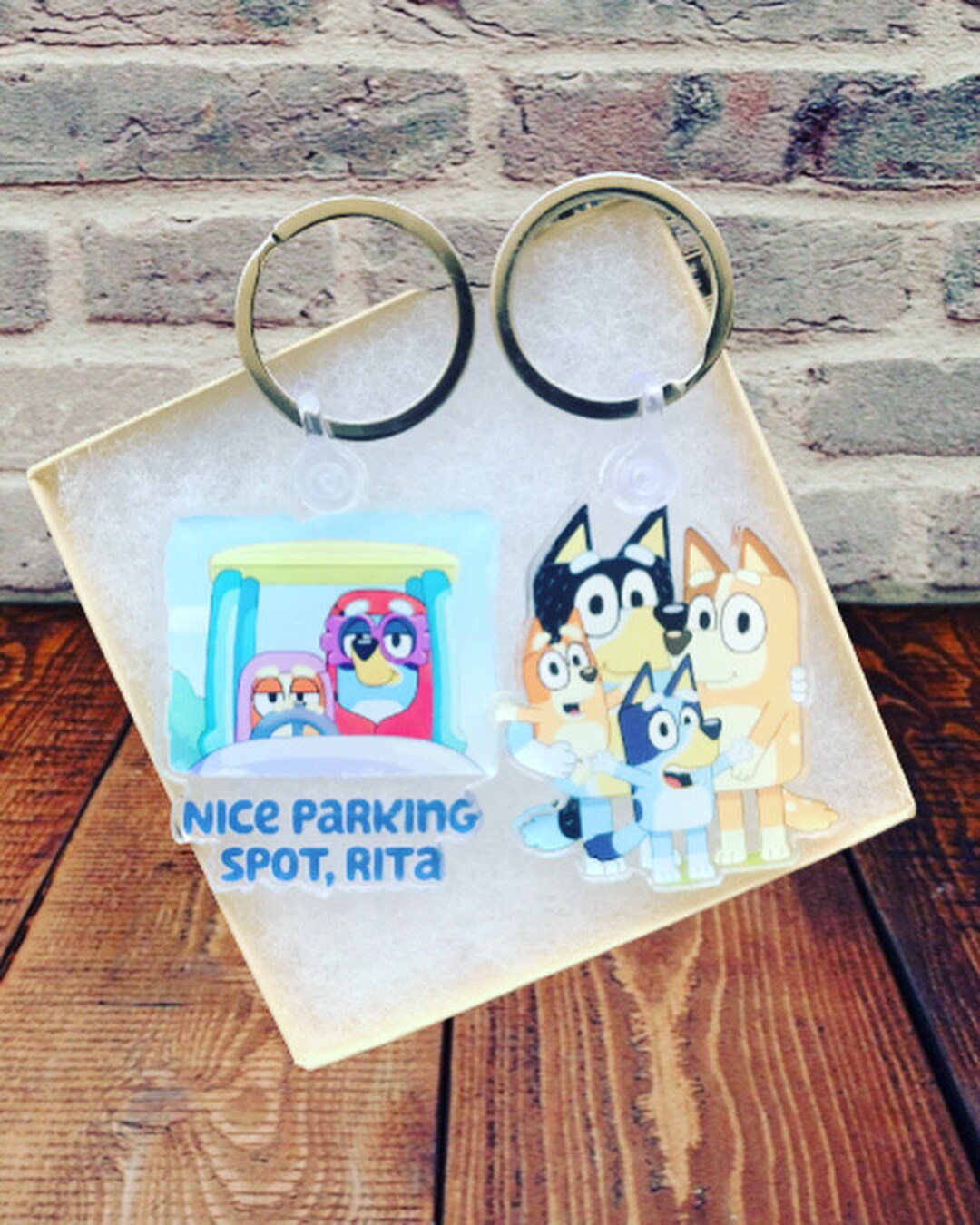 Nice Parking Spot Rita Keychain - Etsy