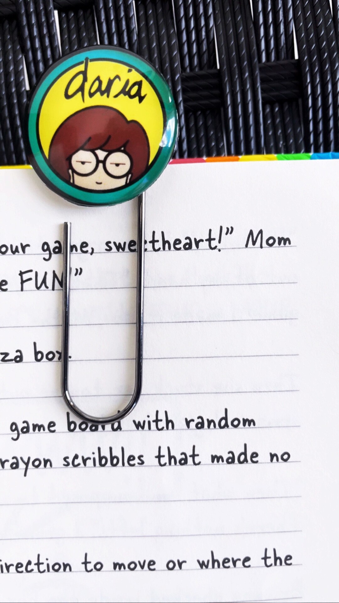 Daria Book Clip - Etsy