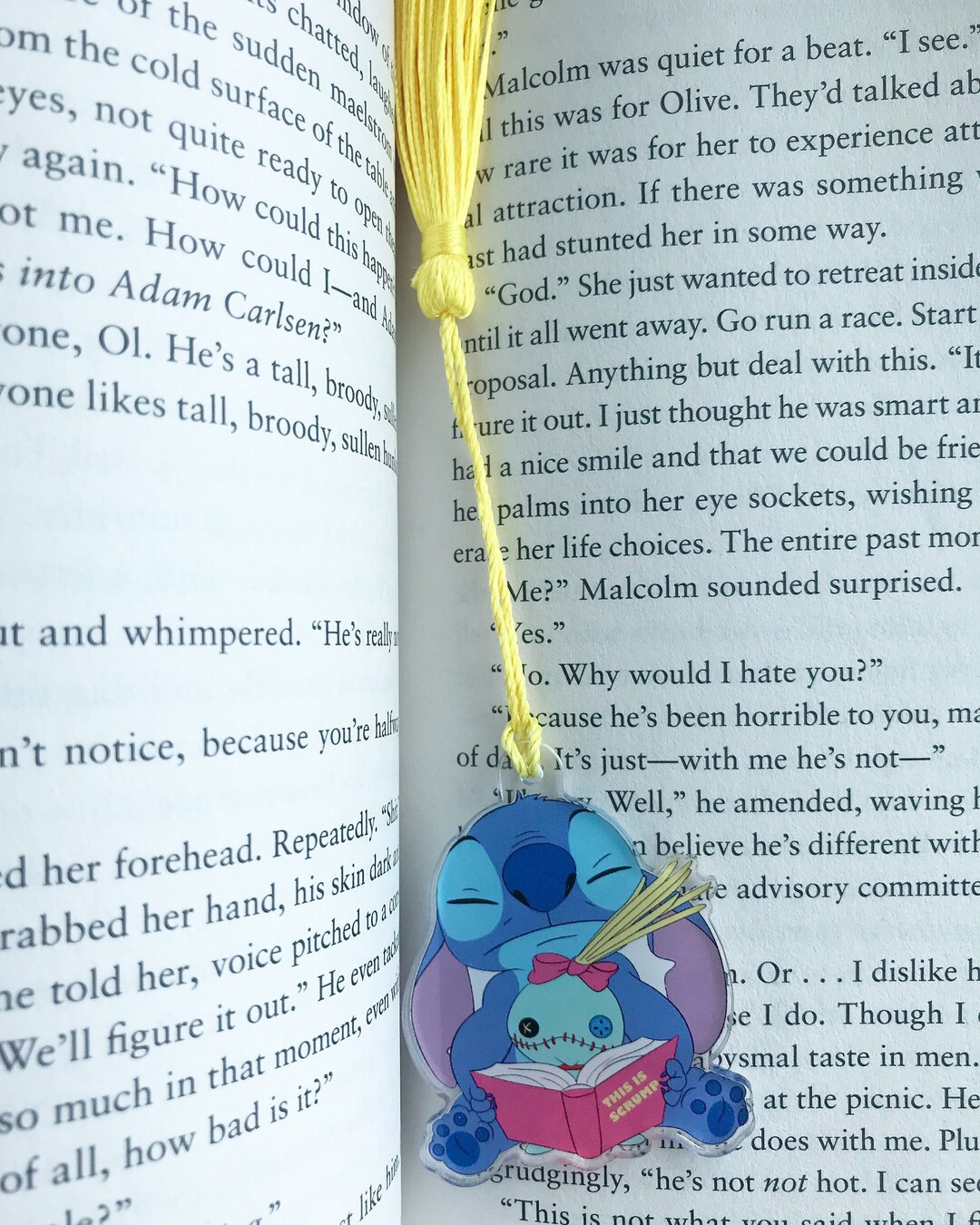 Stitch and Scrump Bookmark - Etsy