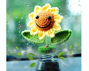 Flower Bobblehead Dashboard - Etsy