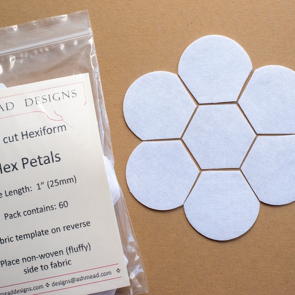 1" Hexie Paper Templates Epp English Paper Piecing - Etsy