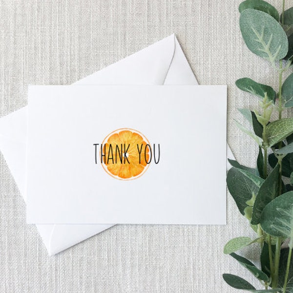 Orange Thank You - Etsy