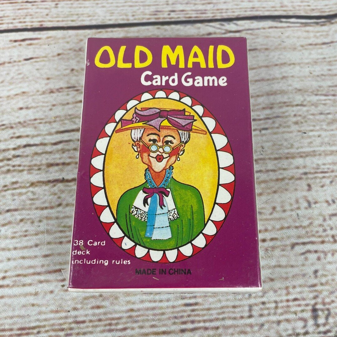Vintage Whitman Old Maid Card Game - Etsy