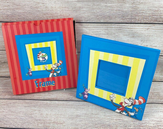 Dr Seuss the Cat in the Hat Picture Frame 4" X 6" - Children's/kids ...