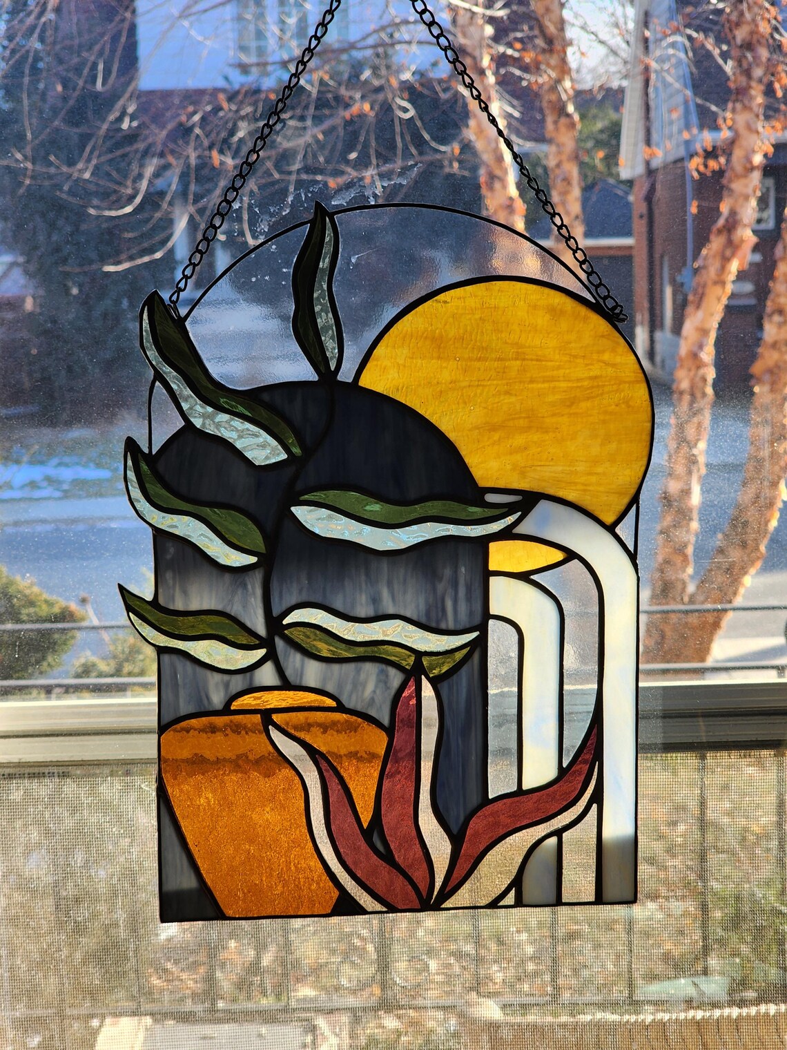 Sunset Arches Stained Glass Pattern (digital Download) *commercial and ...
