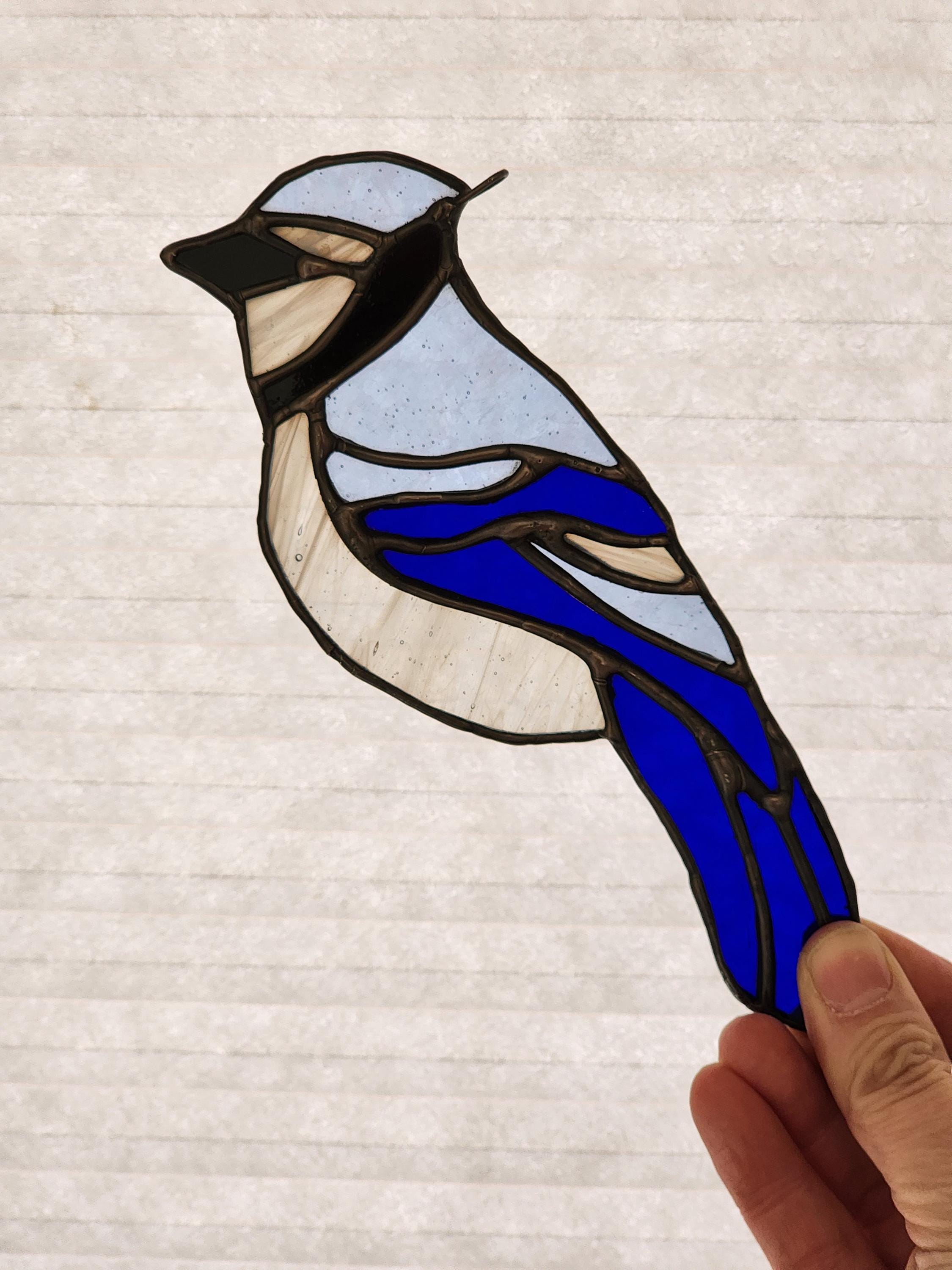 Blue Jay Stained Glass Pattern *commercial and Hobby License* - Etsy