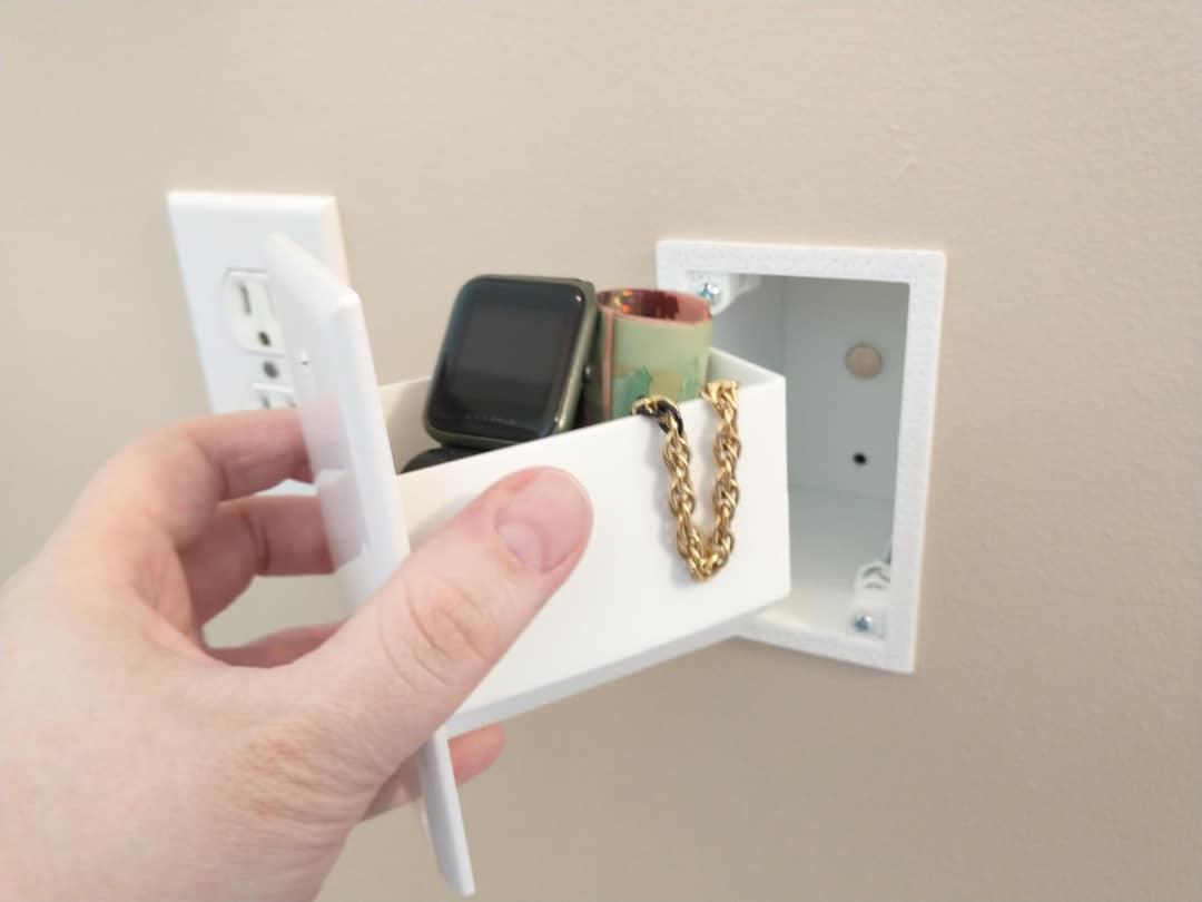Wall Outlet Safe - Secret Hidden Storage Compartment for Jewelry and ...