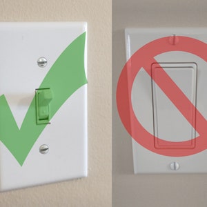 Light Switch String Extension Toggle Switch String Extension - Etsy