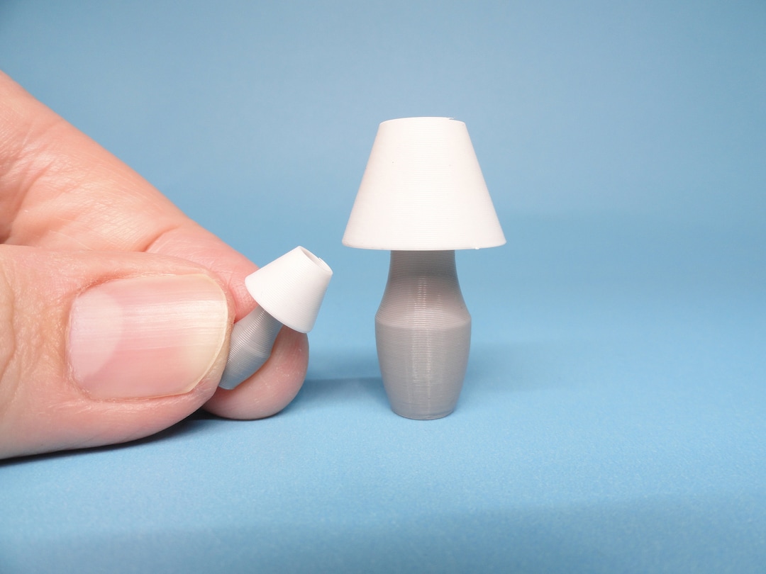 Dollhouse Lamp, Miniature Table Lamp Light for Bedside End Table or ...