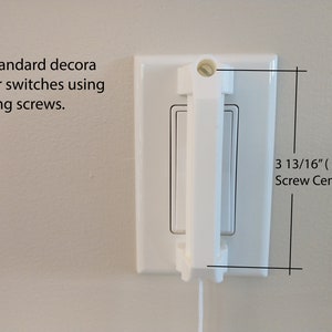 Light Switch String Extension - ROCKER (decora) Switch String Extension for Hard to Reach House ...