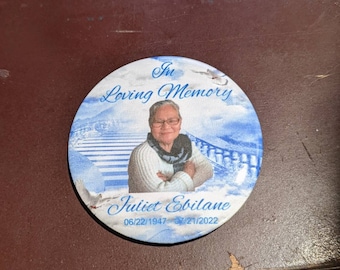 In Loving Memory Buttons - Etsy