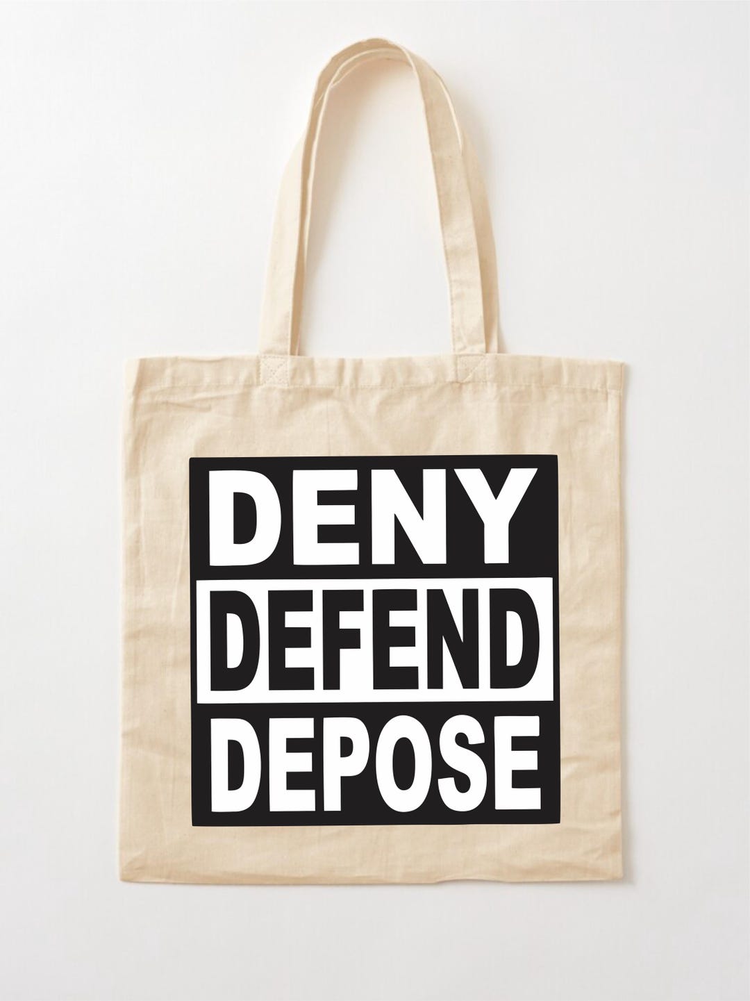 DENY DEFEND DEPOSE Tote Bag, We Stand With the People (read Description ...