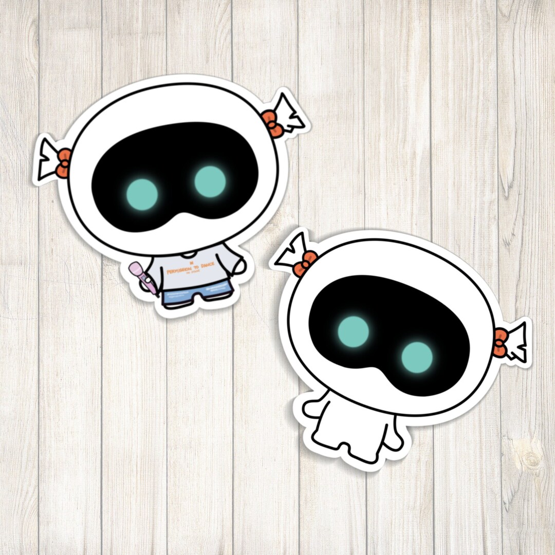 BTS Sticker Jin the Astronaut Wooteo Character Squid Game Doll Pigtails ...