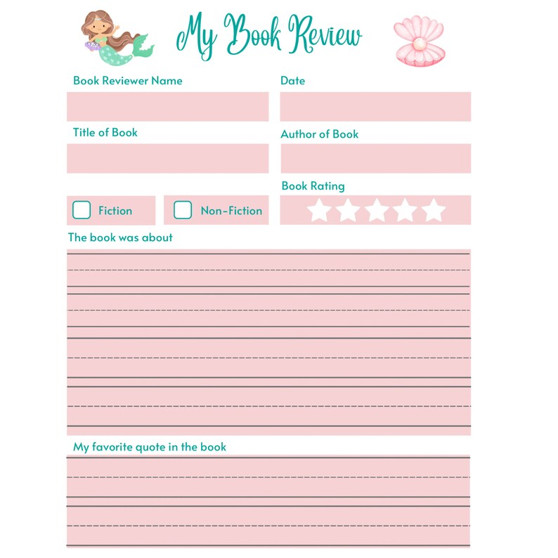 Kids Summer Reading Challenge Reading Log Book Bingo Book | Etsy