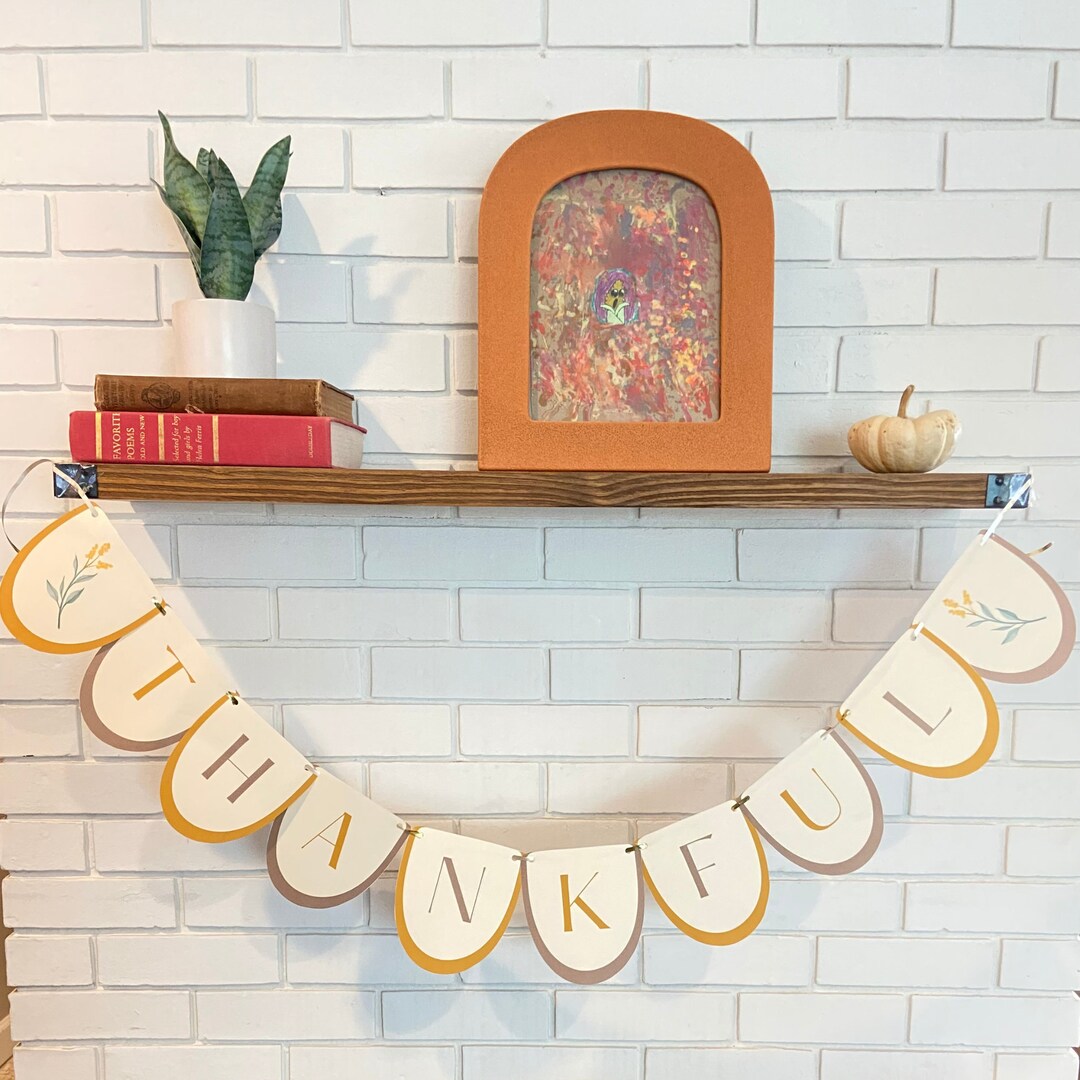PDF Printable Thanksgiving Banner - Etsy