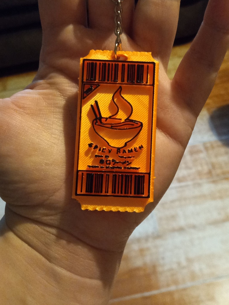 Spicy Ramen Keychain - Etsy