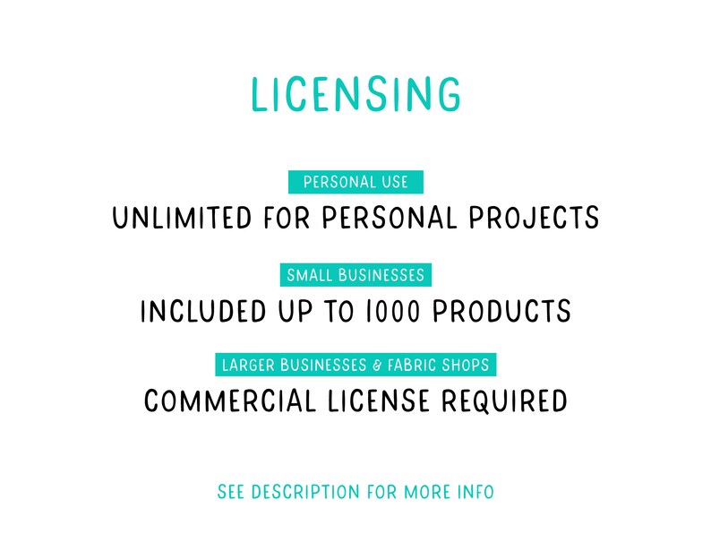 Extended Commercial License for Seamless Patterns. *read Description ...