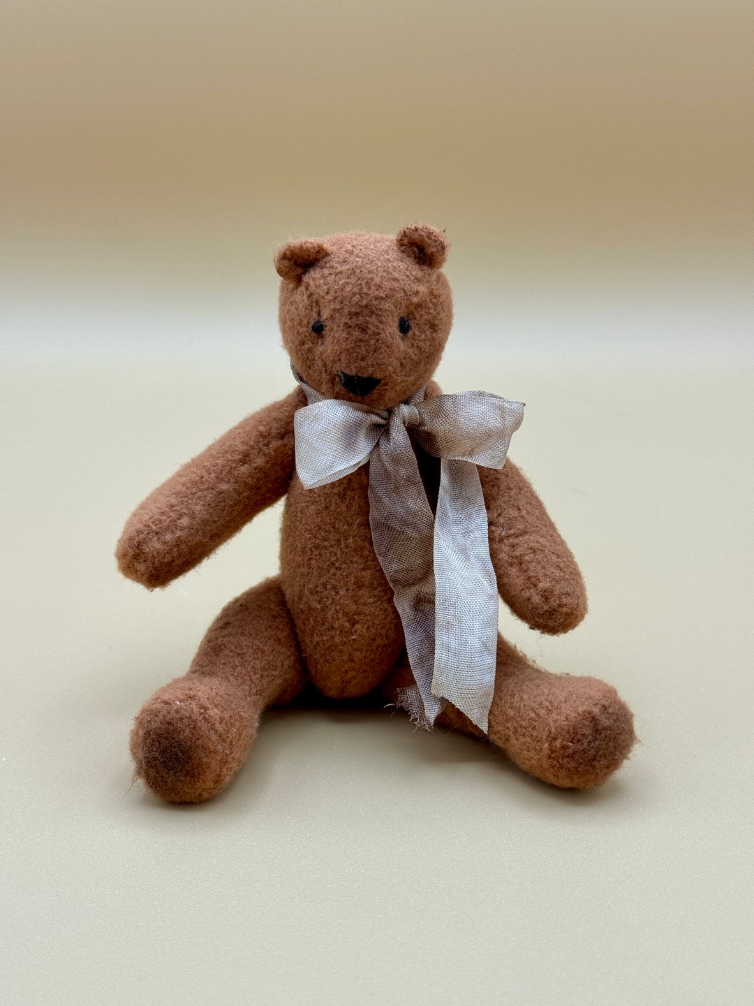Artist Bear, Small Handmade Hand Stitched Teddy Bear, One of a Kind ...