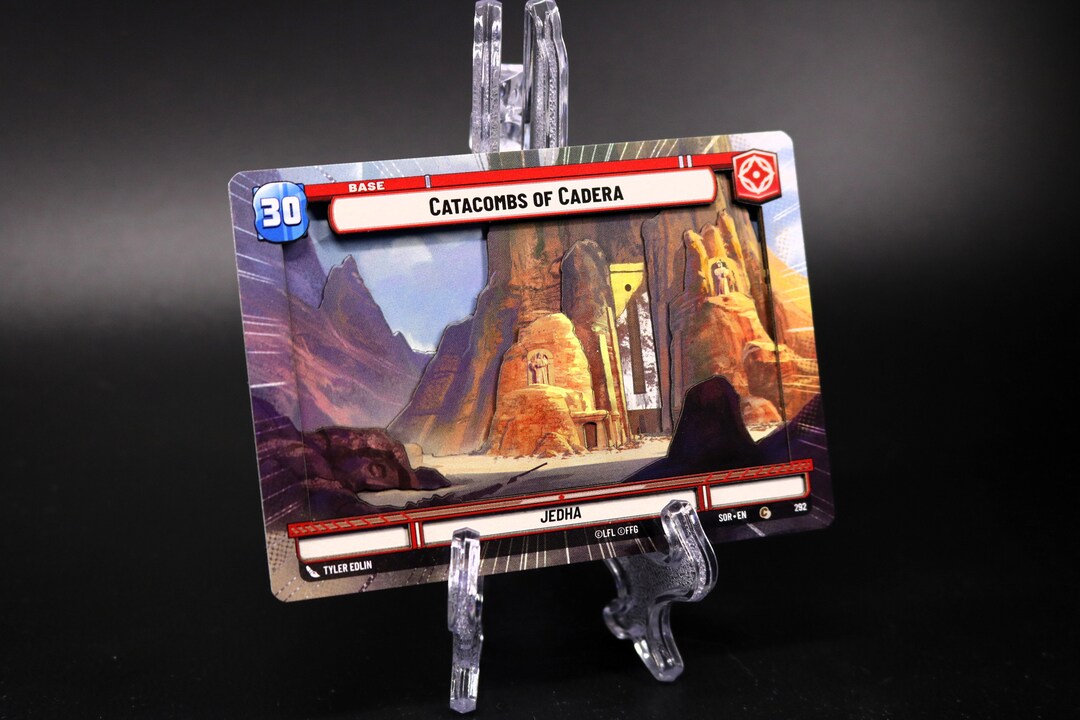 3D SWU Catacombs of Cadera Base Upgraded Star Wars Unlimited Common ...