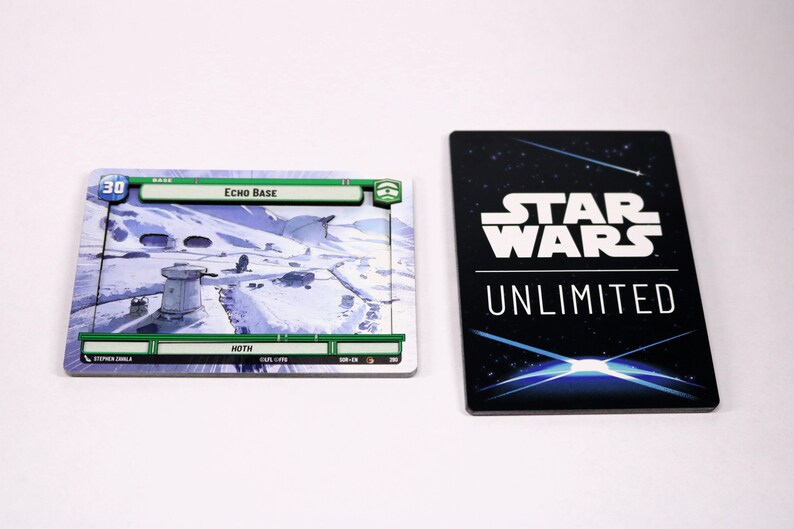 3D SWU Echo Base - Upgraded Star Wars Unlimited Common Base - Etsy