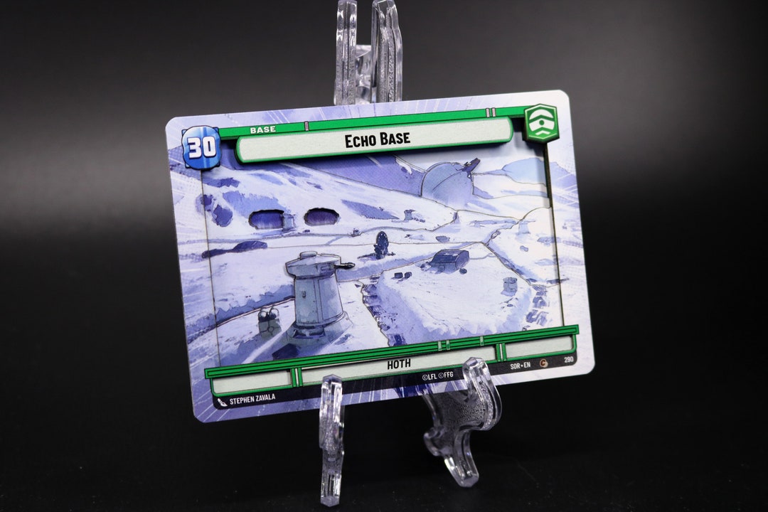 3D SWU Echo Base - Upgraded Star Wars Unlimited Common Base - Etsy