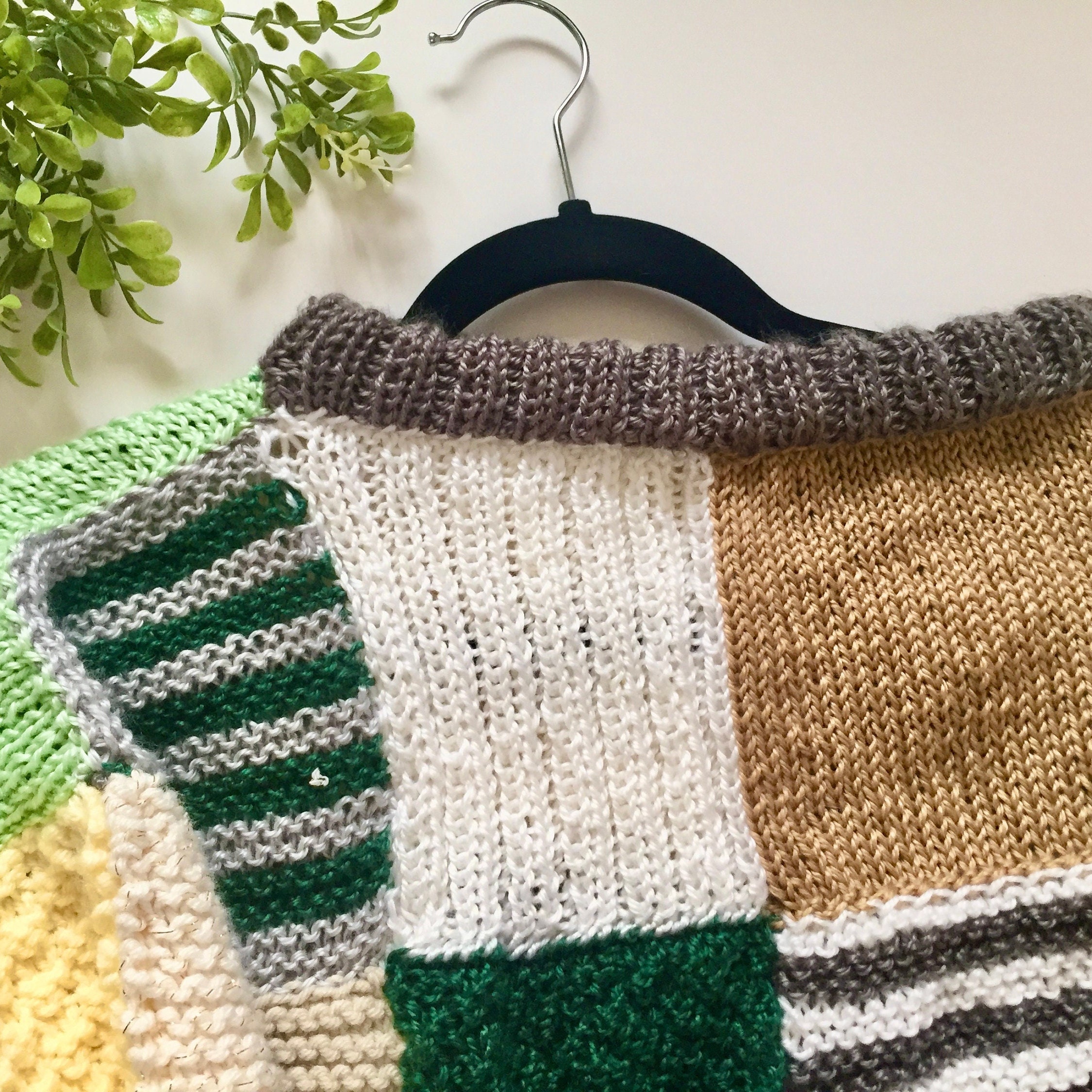 Color Block Sweater Knitting Pattern | DIGITAL PATTERN ONLY (no ...