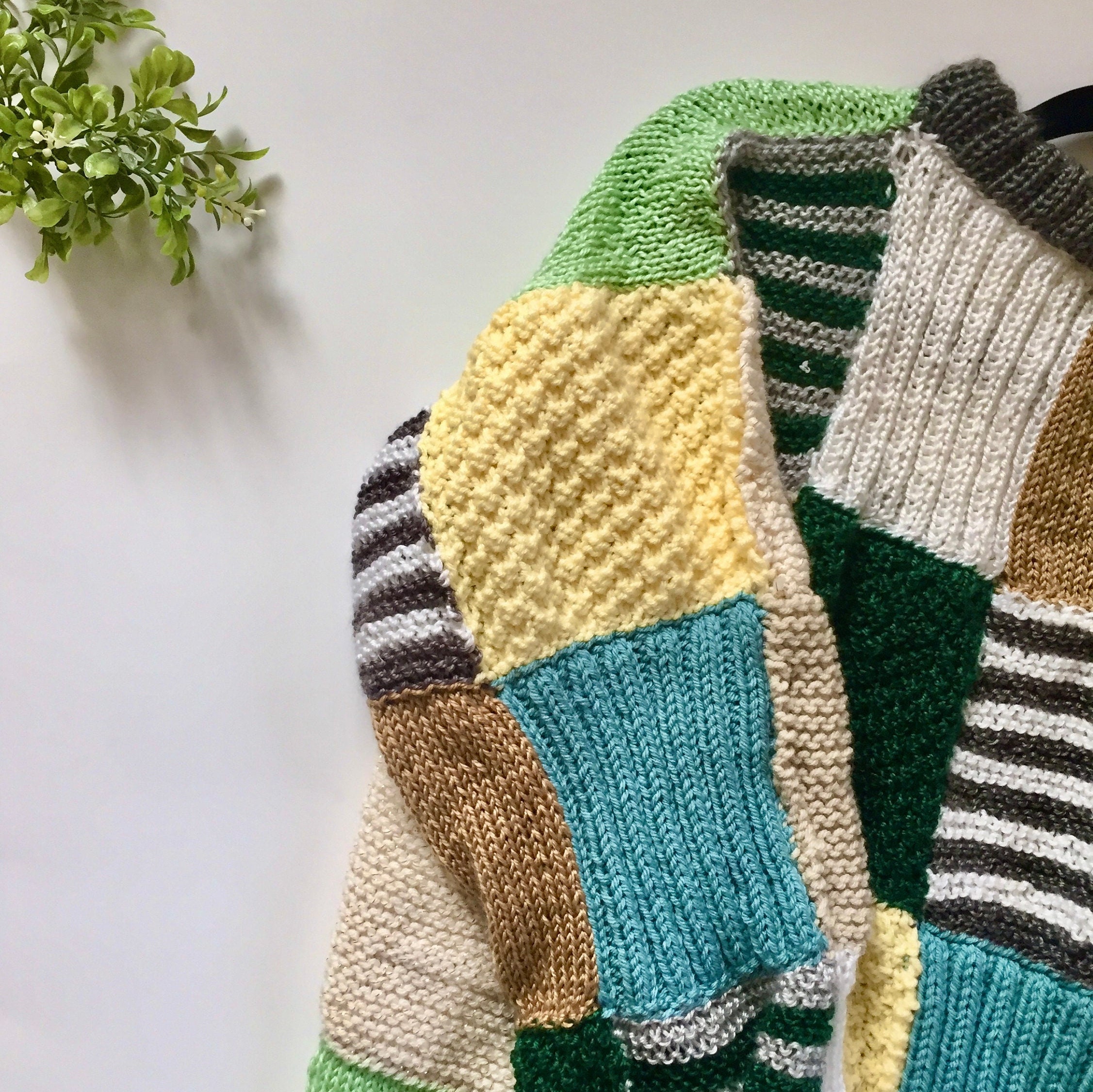 Color Block Sweater Knitting Pattern | DIGITAL PATTERN ONLY (no ...