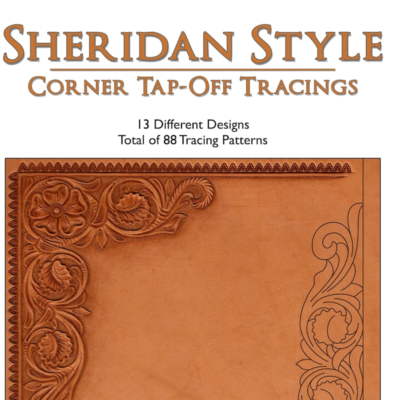 Sheridan Leather Tooling Pattern - Etsy
