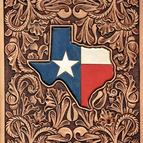 Texas Floral Carving Pattern DIGITAL DOWNLOAD - Etsy