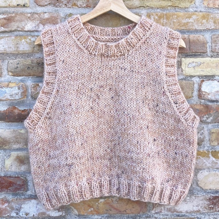 Knitting Pattern Vest, Crew Neck Vest, Vest Top Pattern, Sweater Vest ...