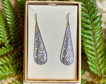 Boxed P hutukawa Necklace Earrings Set New Zealand Inspired Jewellery Kiwiana Jewellery New Zealand Gift Jewellery NZ Gifts Etsy