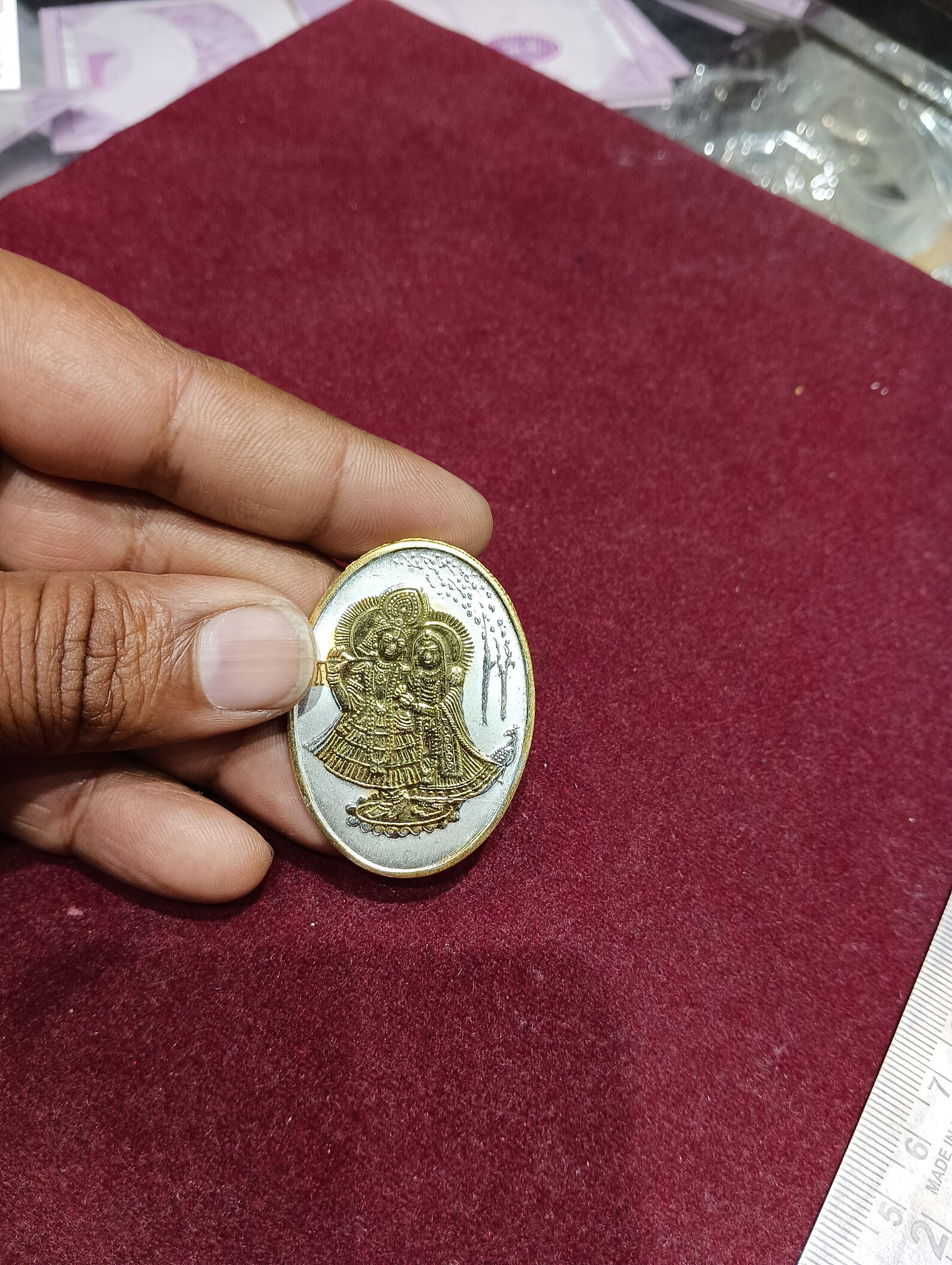 Silver Coin Pure Silver Coin King Silver Coin Radha Rani - Etsy