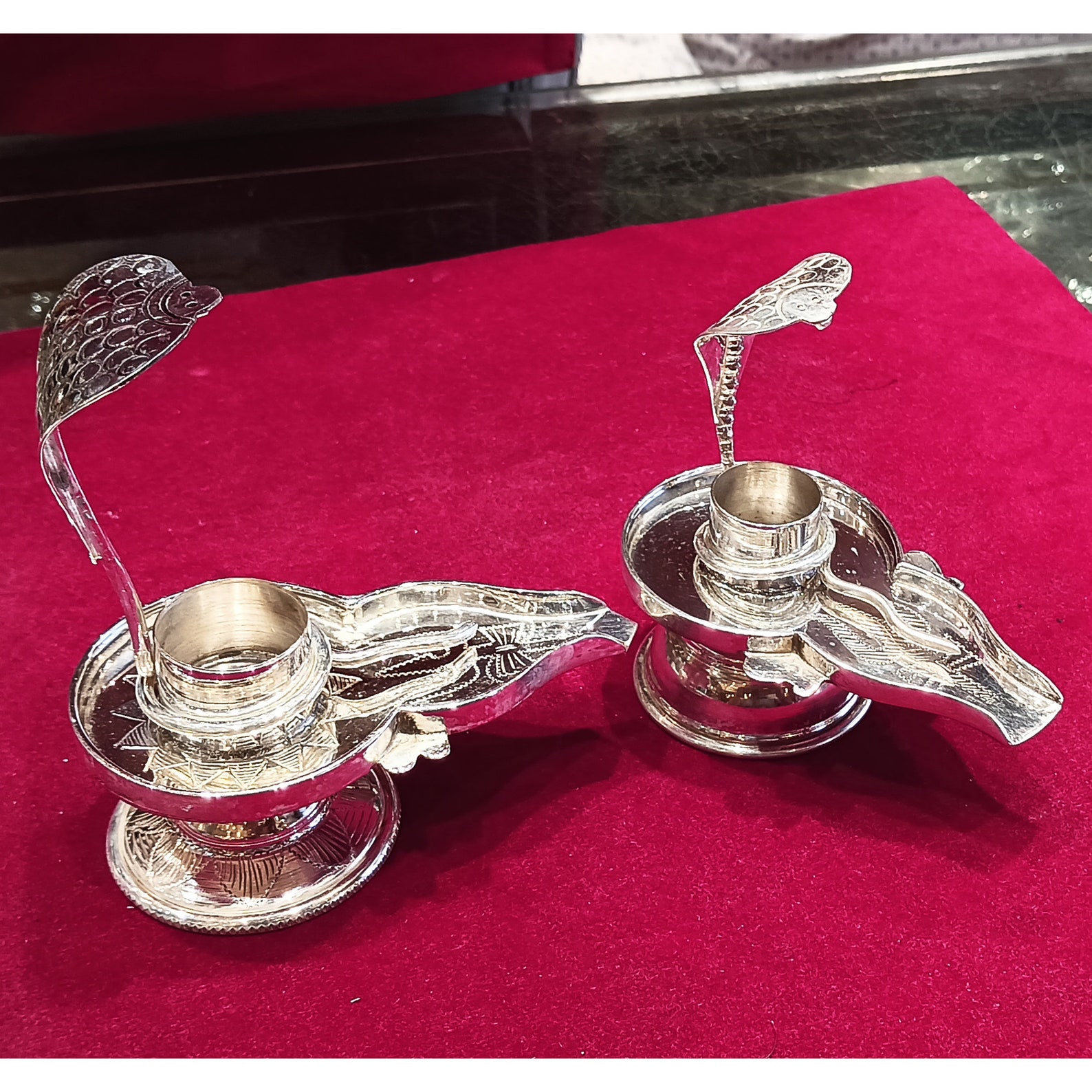 925 Fine Solid Sterling Silver Lord Shiva Lingam Stand/jalheri, Use for ...