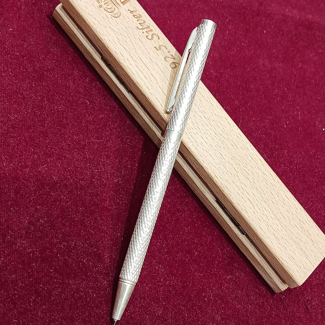 925 Pure Silver Ballpoint Pens- Sterling Silver Ballpoint Pens ...