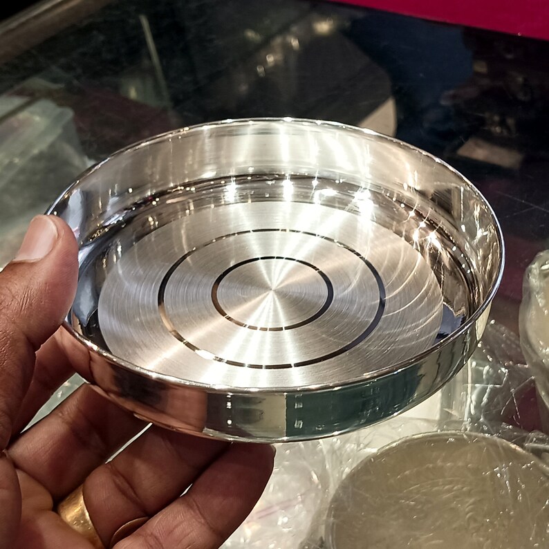 Shine Bright With a Pure Silver Food Plate Luxury for Your Table and ...