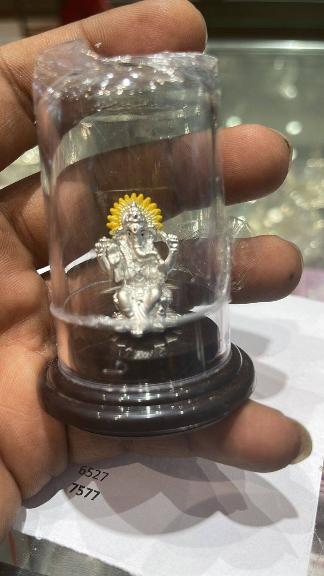Pure Silver Ganesh Ji Solid Idol/statue for Home Decoration - Etsy
