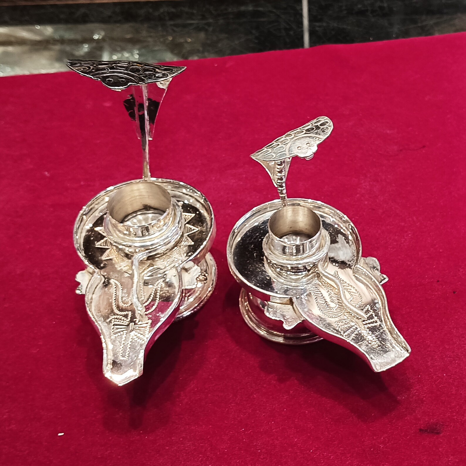 925 Fine Solid Sterling Silver Lord Shiva Lingam Stand/jalheri, Use for ...