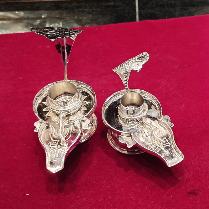 925 Fine Solid Sterling Silver Lord Shiva Lingam Stand/jalheri, Use for ...