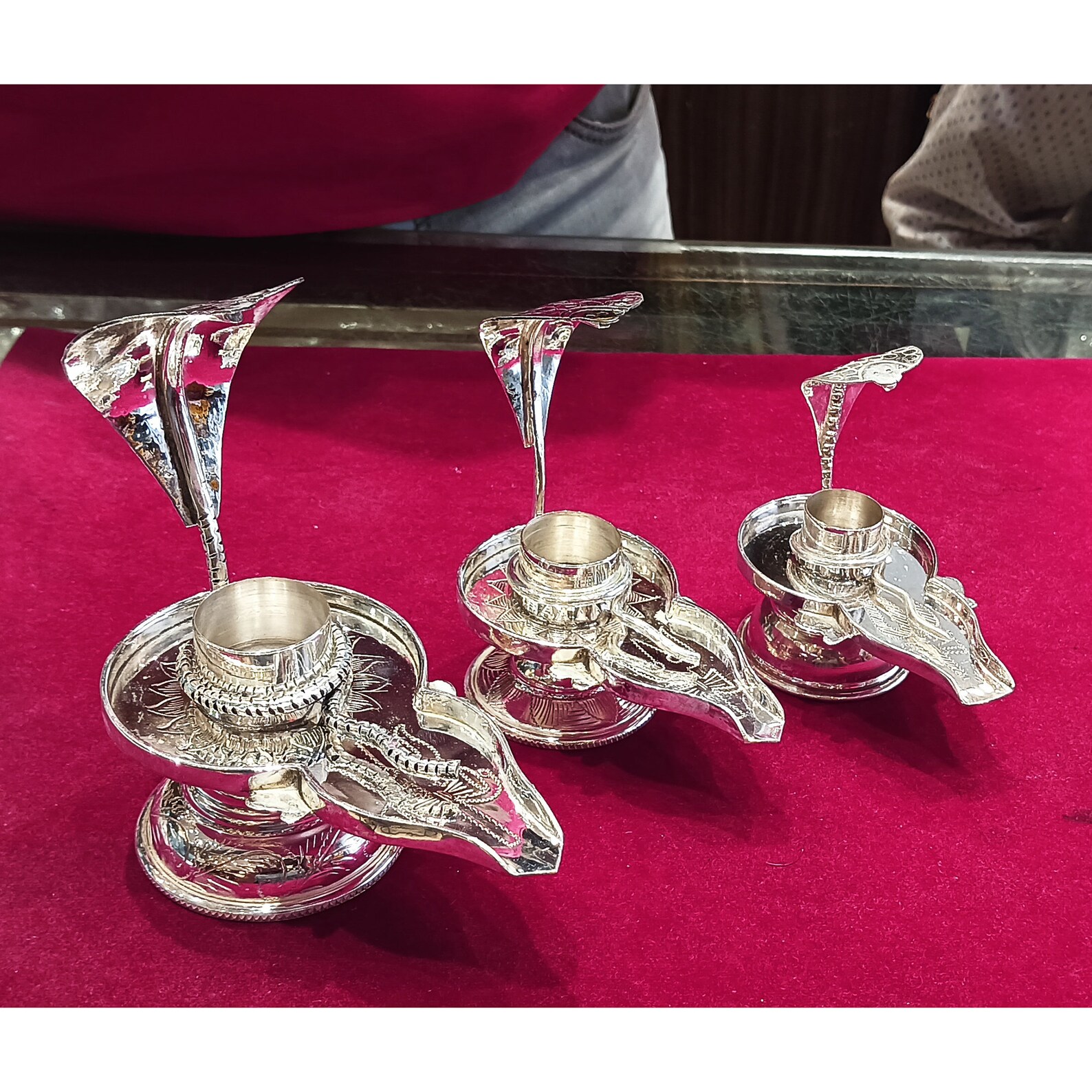 925 Fine Solid Sterling Silver Lord Shiva Lingam Stand/jalheri, Use for ...