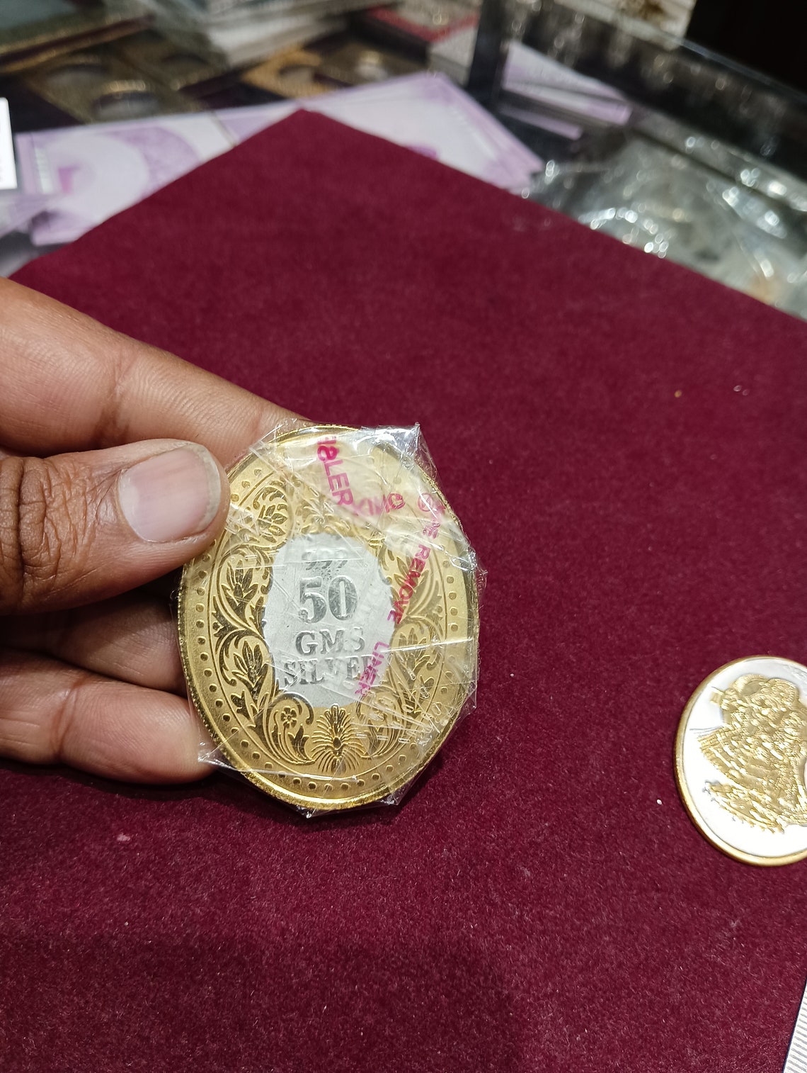 Silver Coin Pure Silver Coin King Silver Coin Radha Rani - Etsy