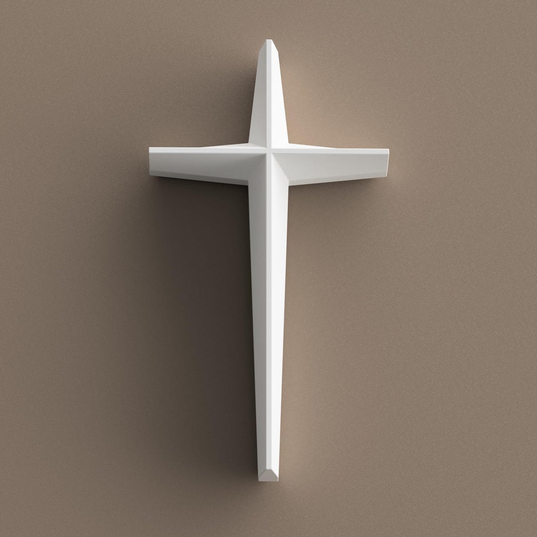 Faith Series® Tapered Beveled Wall Cross – Minimalist Christian Wall ...