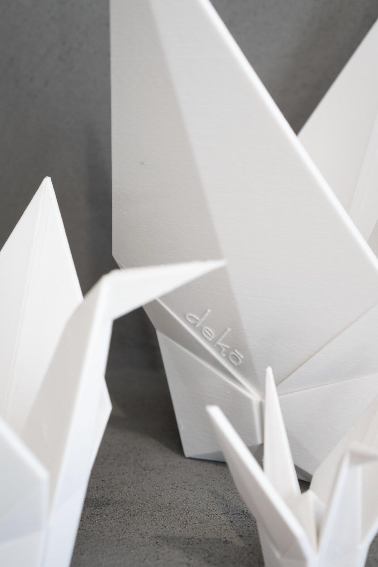 Origami Series® Brolga Australian Crane 3-piece Home Décor Set ...
