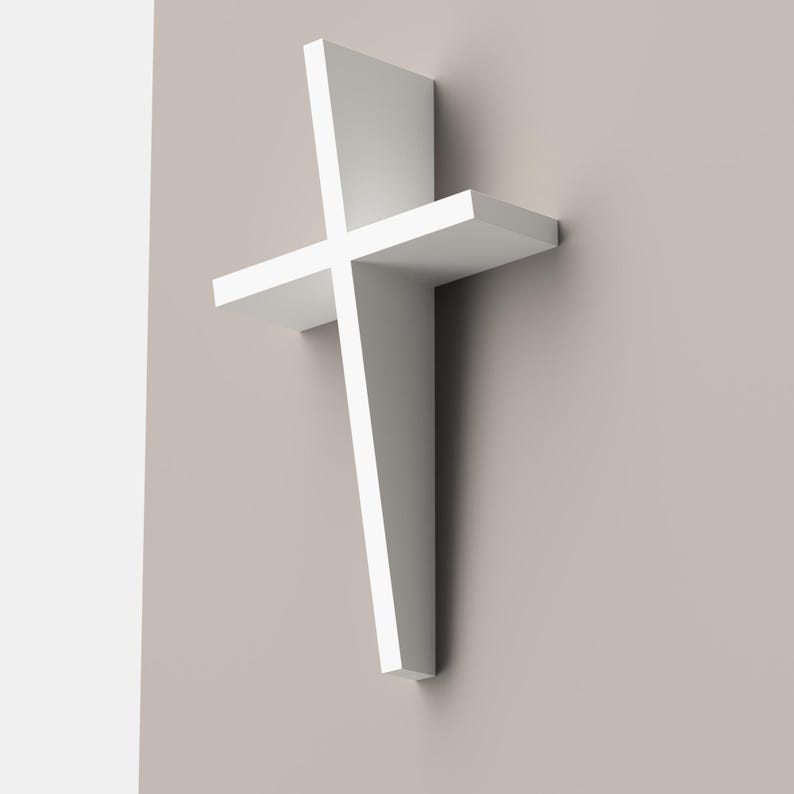 Faith Series® Angled Wall Cross – Minimalist Christian Wall Decor ...