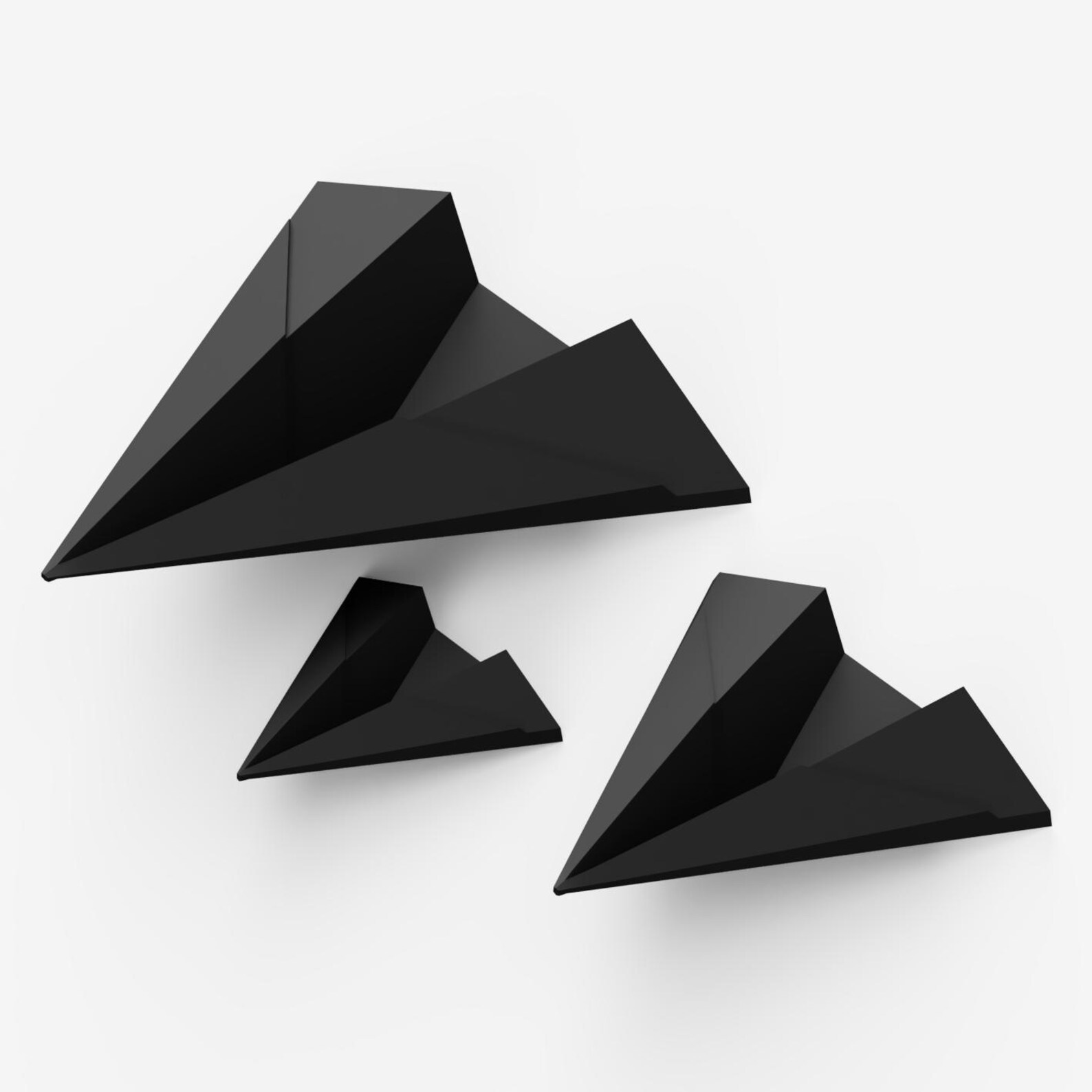 Origami Series® Paper Plane 3-piece Set - Sculpture Home Décor - Etsy