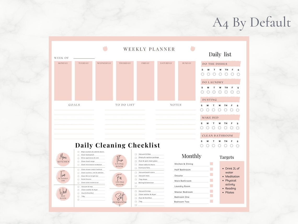 Fly Lady Cleaning Schedule, Fly Lady Printables, Flylady Cleaning ...