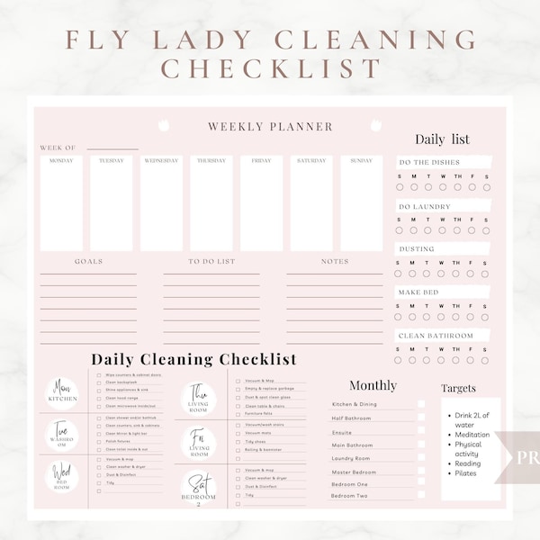 Flylady Printables - Etsy